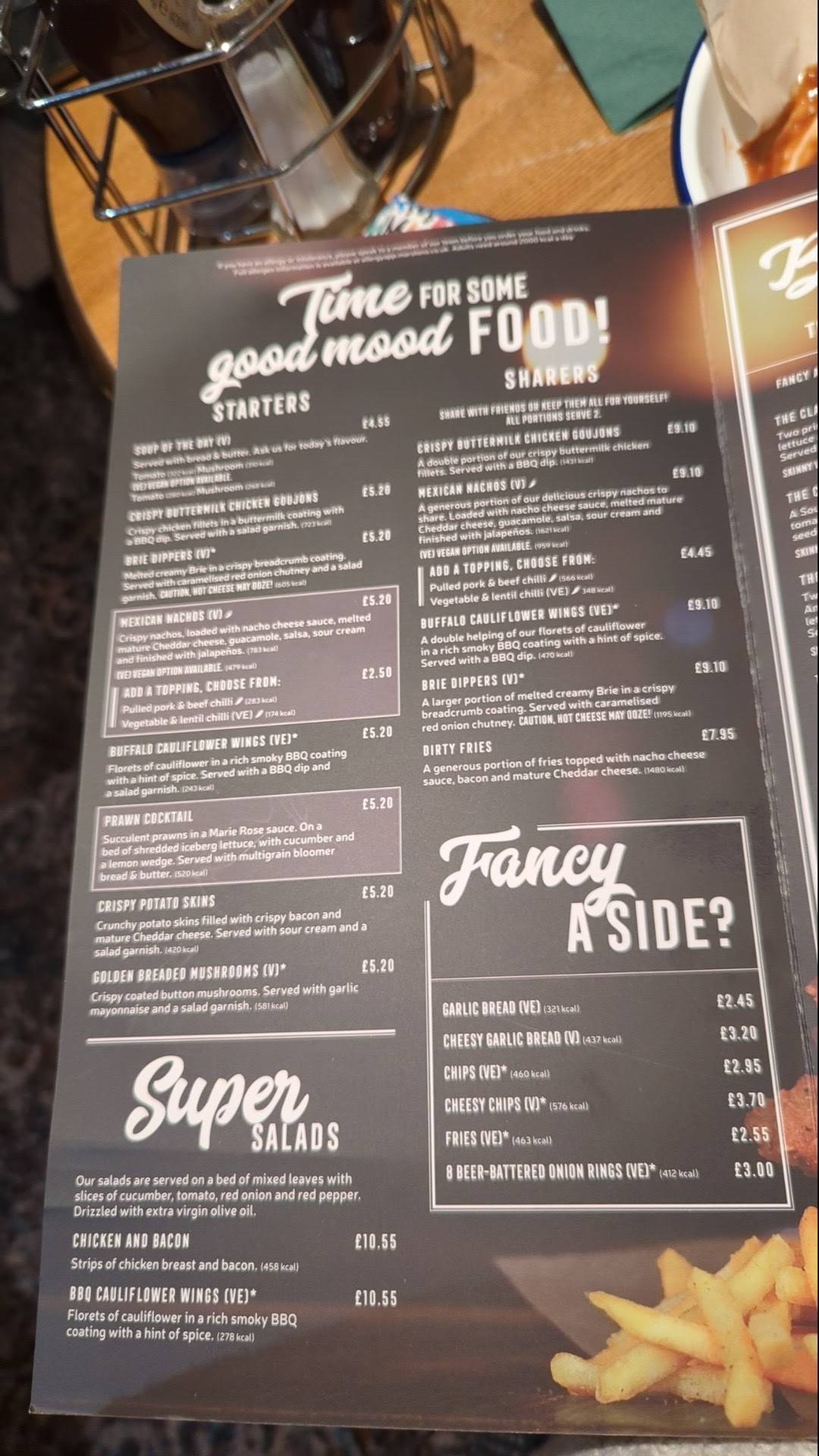 Menu at Black Horse pub & bar, Cirencester