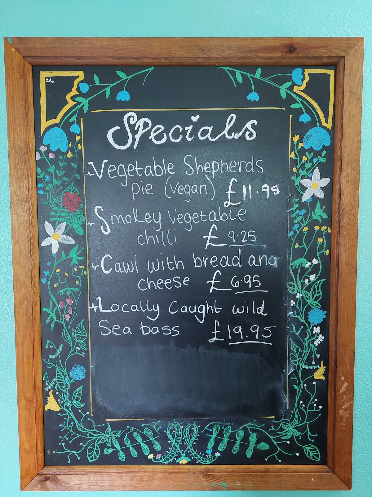 Menu at Cross Inn pub & bar, Tenby, Strawberry Ln