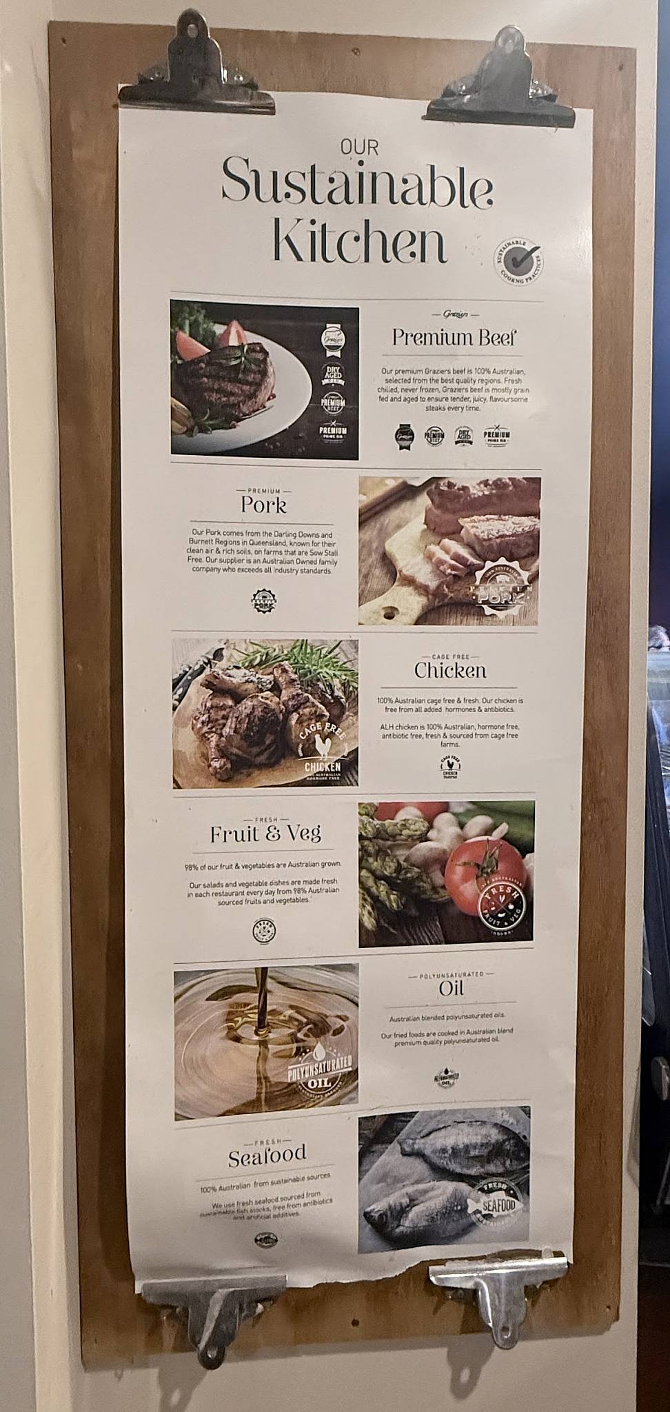 Menu at Kondari Hotel pub & bar, Urangan