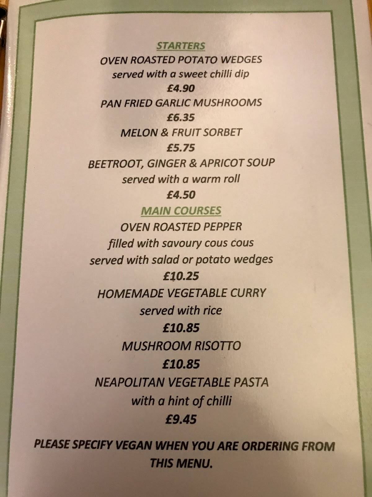 Menu at New Waggoners pub & bar, Burnley, Manchester Road