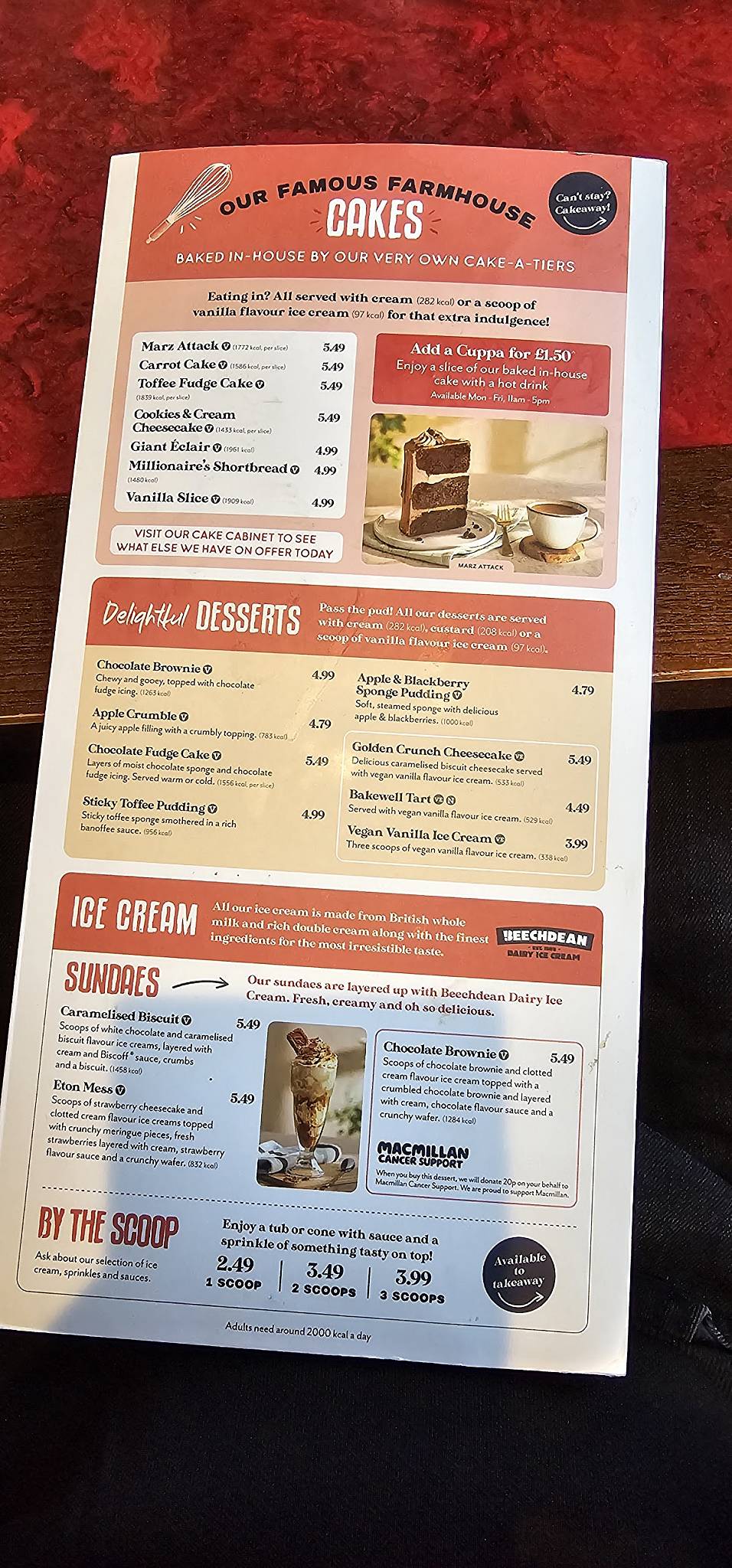Menu at Pine Tree Farm - Dining & Carvery pub & bar, Bolton
