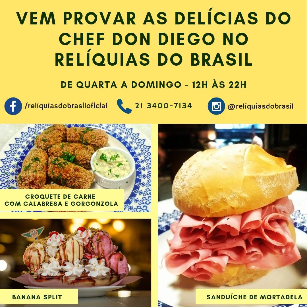 Menu em Reliquias Do Brasil pub & Bar, Rio de Janeiro, 5500 Bloco 10 ...