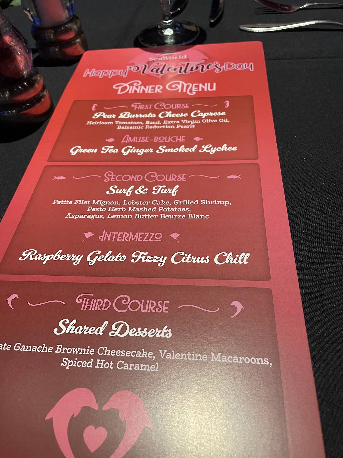 Menu at Sharks Underwater Grill pub & bar, Orlando