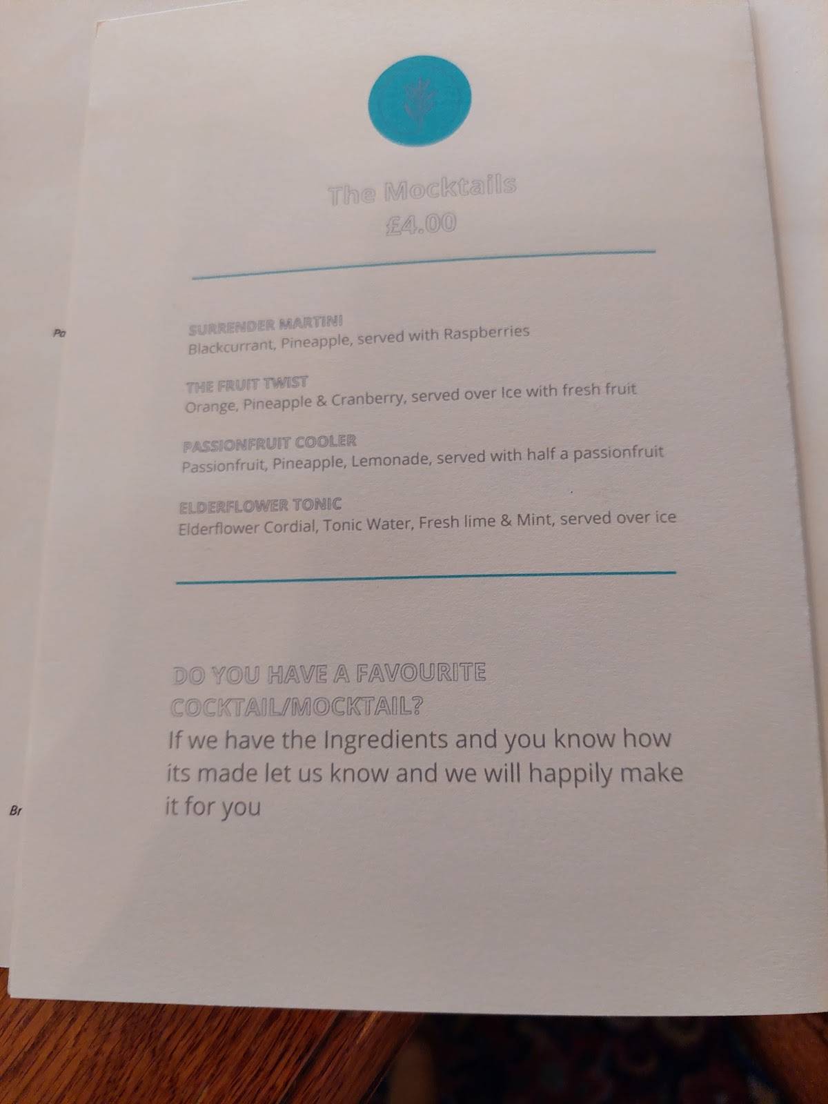 Menu at The Carpenters Arms Italian Kitchen restaurant, New Ollerton