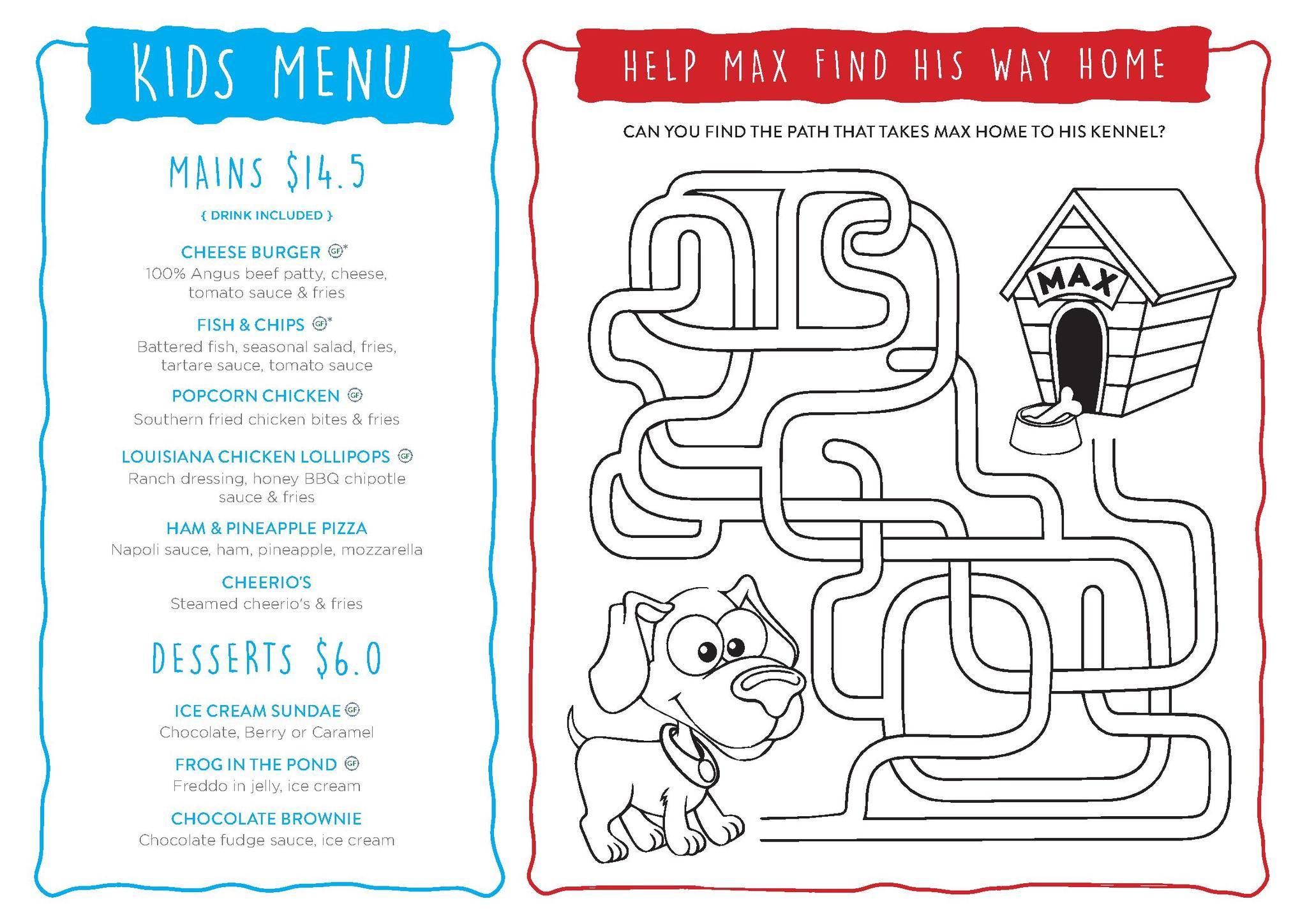 Menu at The Good Home Ferrymead pub & bar, Christchurch, 2a Waterman Pl