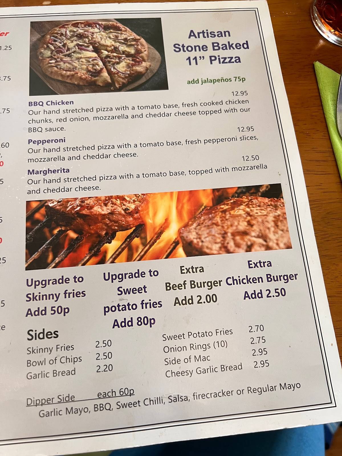 Menu at The Waggon pub & bar, Kelso