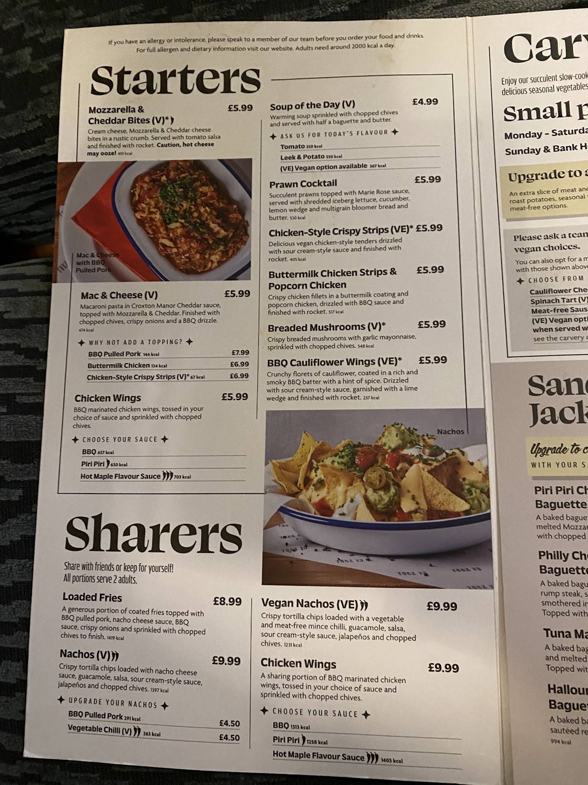 Menu at Trawlerman pub & bar, Cleethorpes, N Sea Ln
