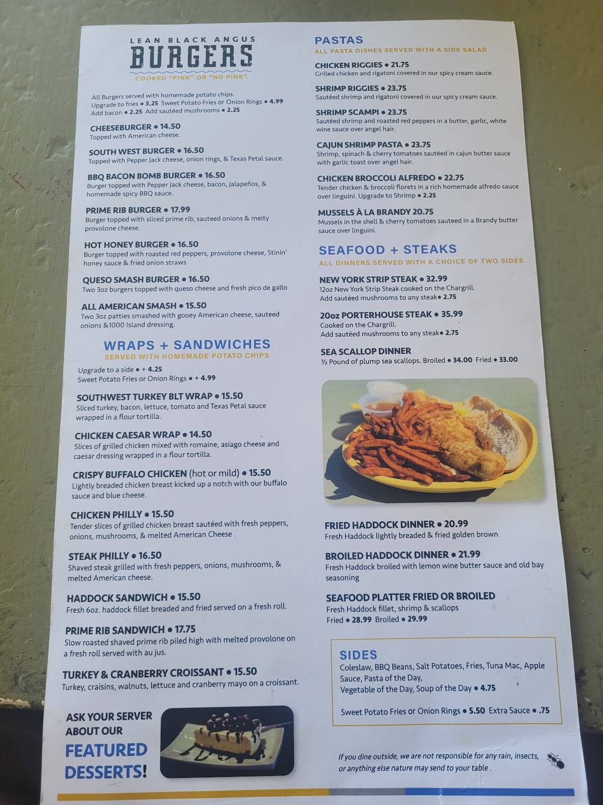 Menu at Waterfront Tavern pub & bar, Brewerton, 6 US-11