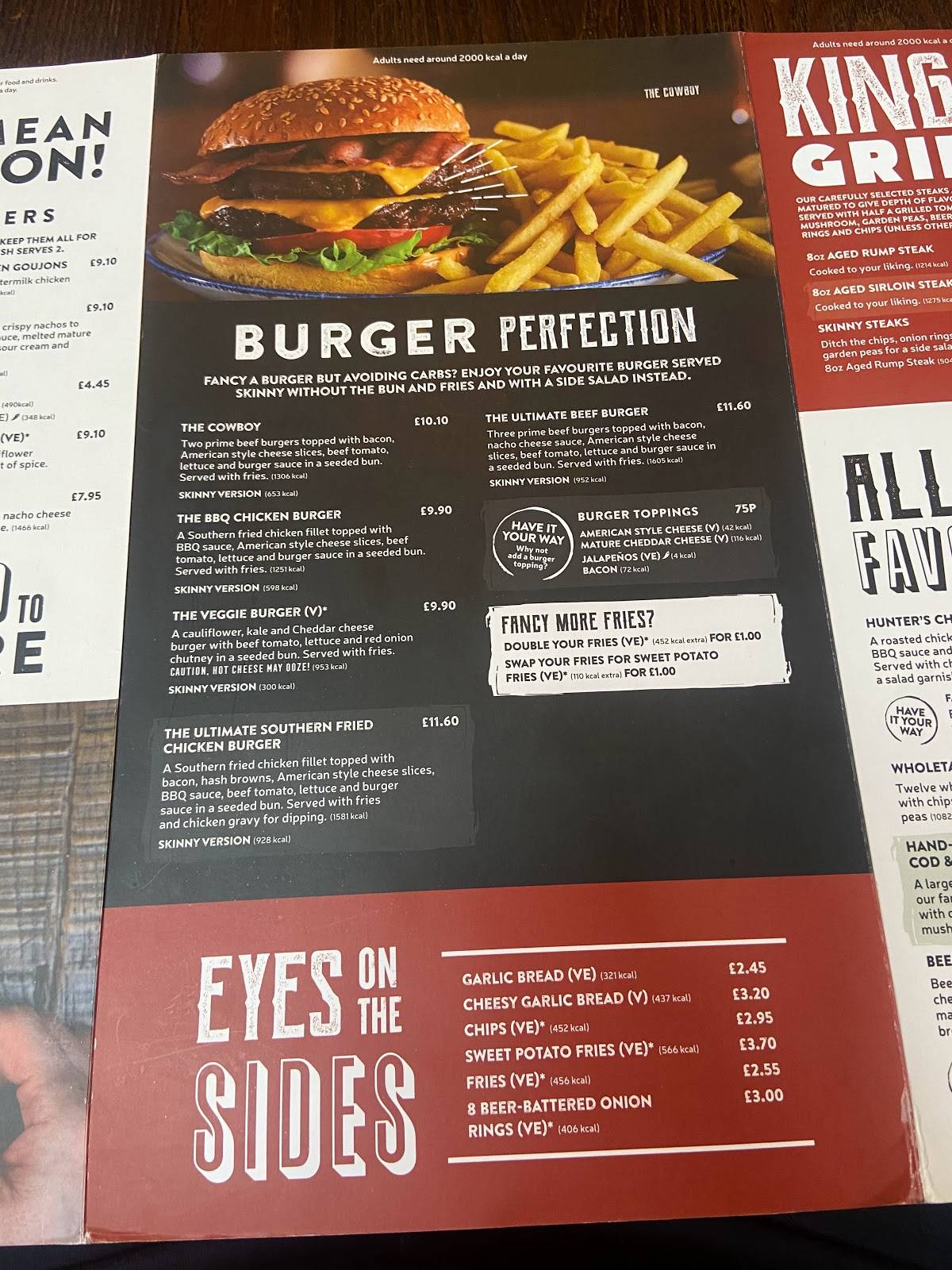 Menu at Pump House pub & bar, Swansea