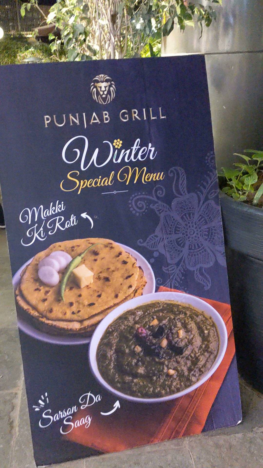 Menu at Punjab Grill Aerocity, New Delhi, Shop 3, Worldmark 1, Aerocity ...