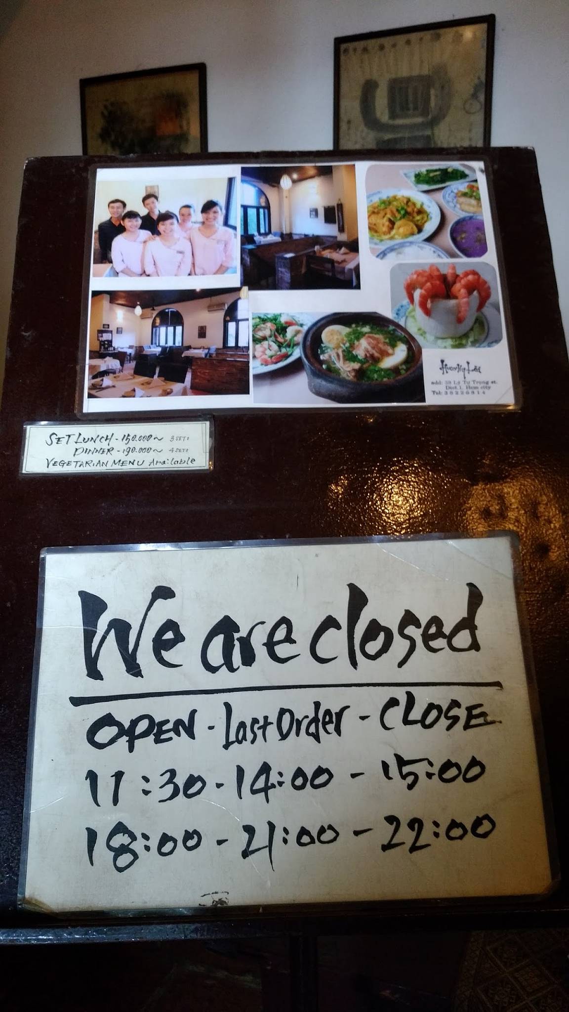 Carta de Restaurant Hương Lài, Ciudad Ho Chi Minh (Saigón)