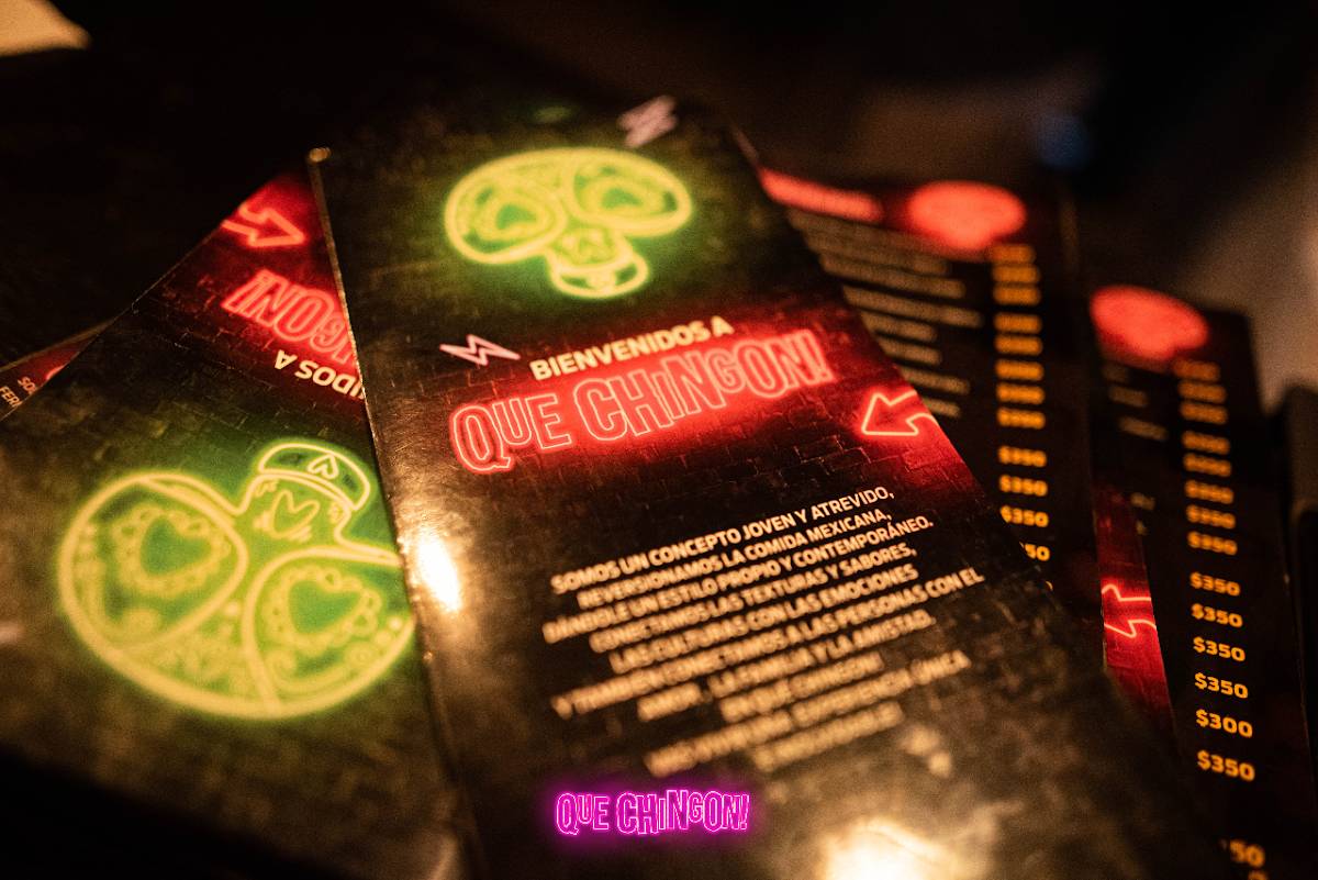 Carta del restaurante Que Chingon! Restó Mexicano, Río Cuarto