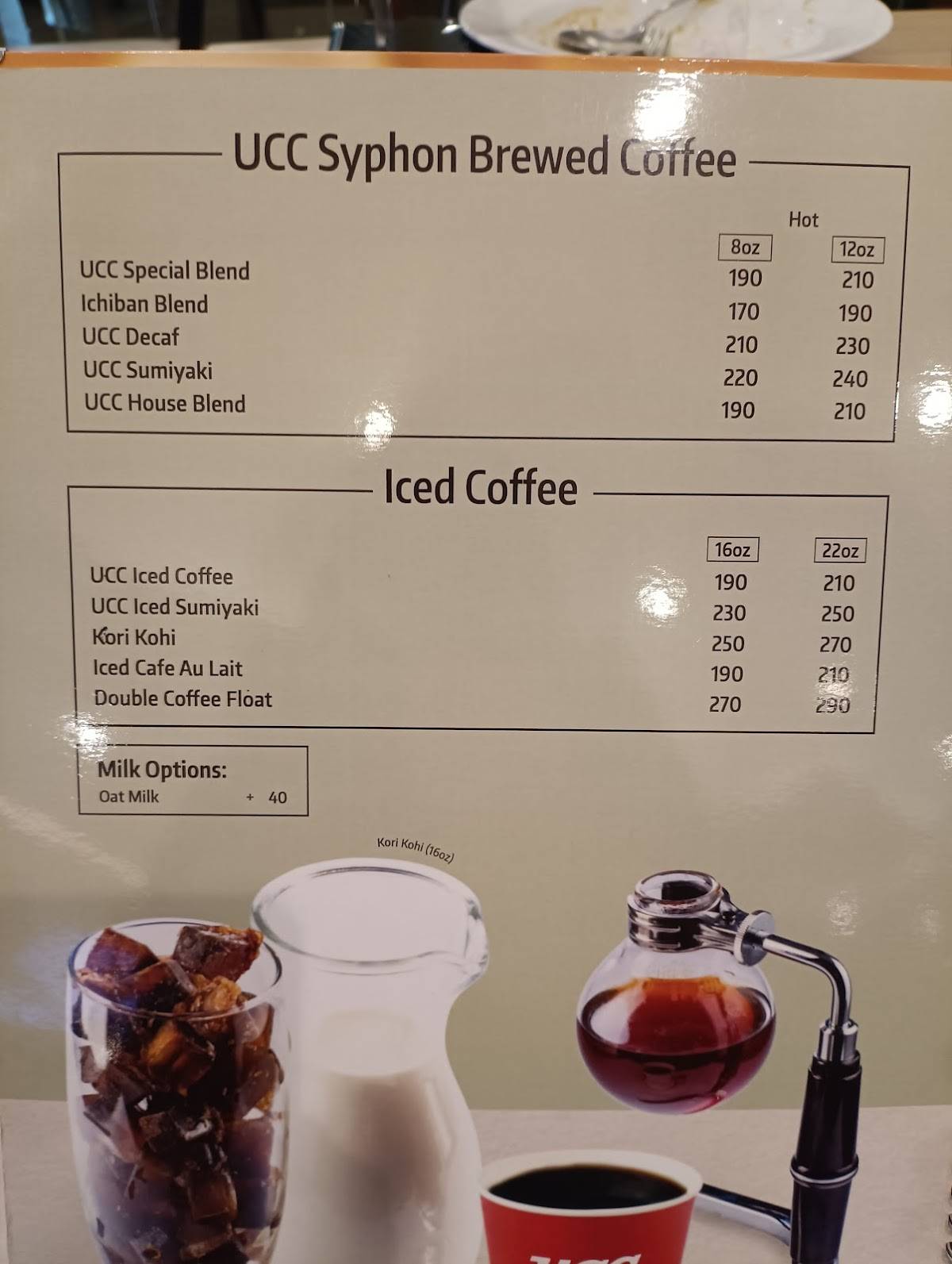 Menu at UCC Park Café Robinsons Magnolia cafe, Quezon City, Robinsons ...