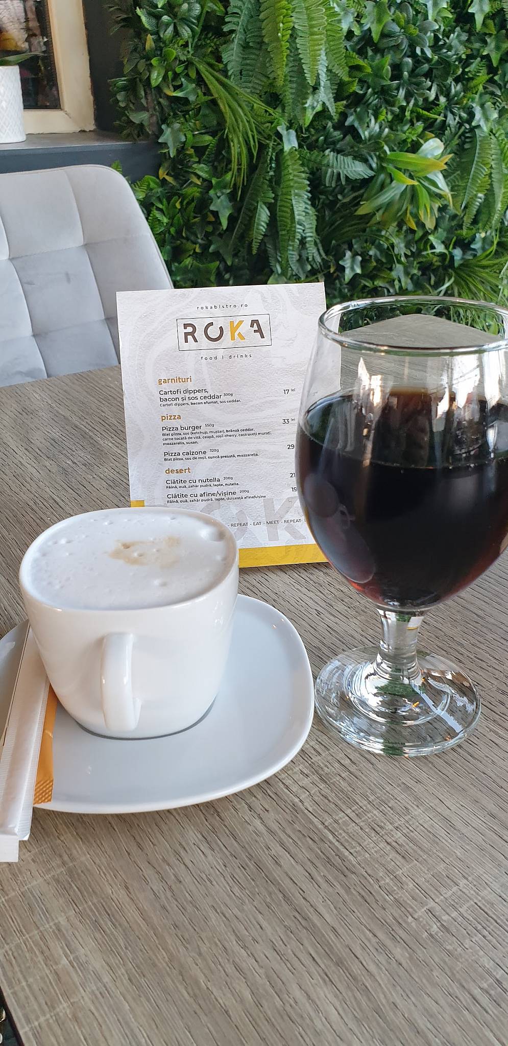 Menu at LUGO bistro, Năvodari
