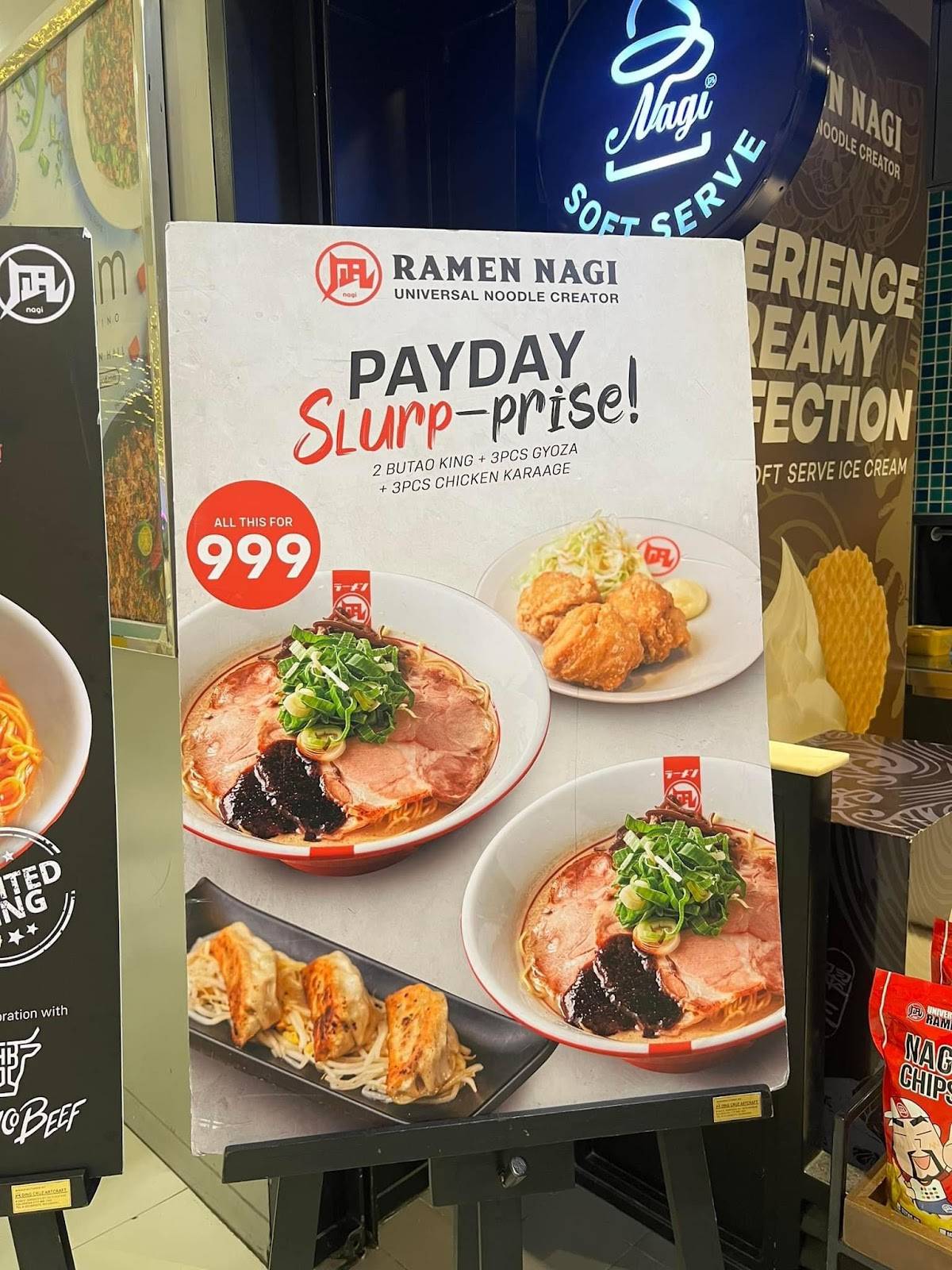 Menu at Ramen Nagi - SM Megamall restaurant, Mandaluyong, 3rd Level