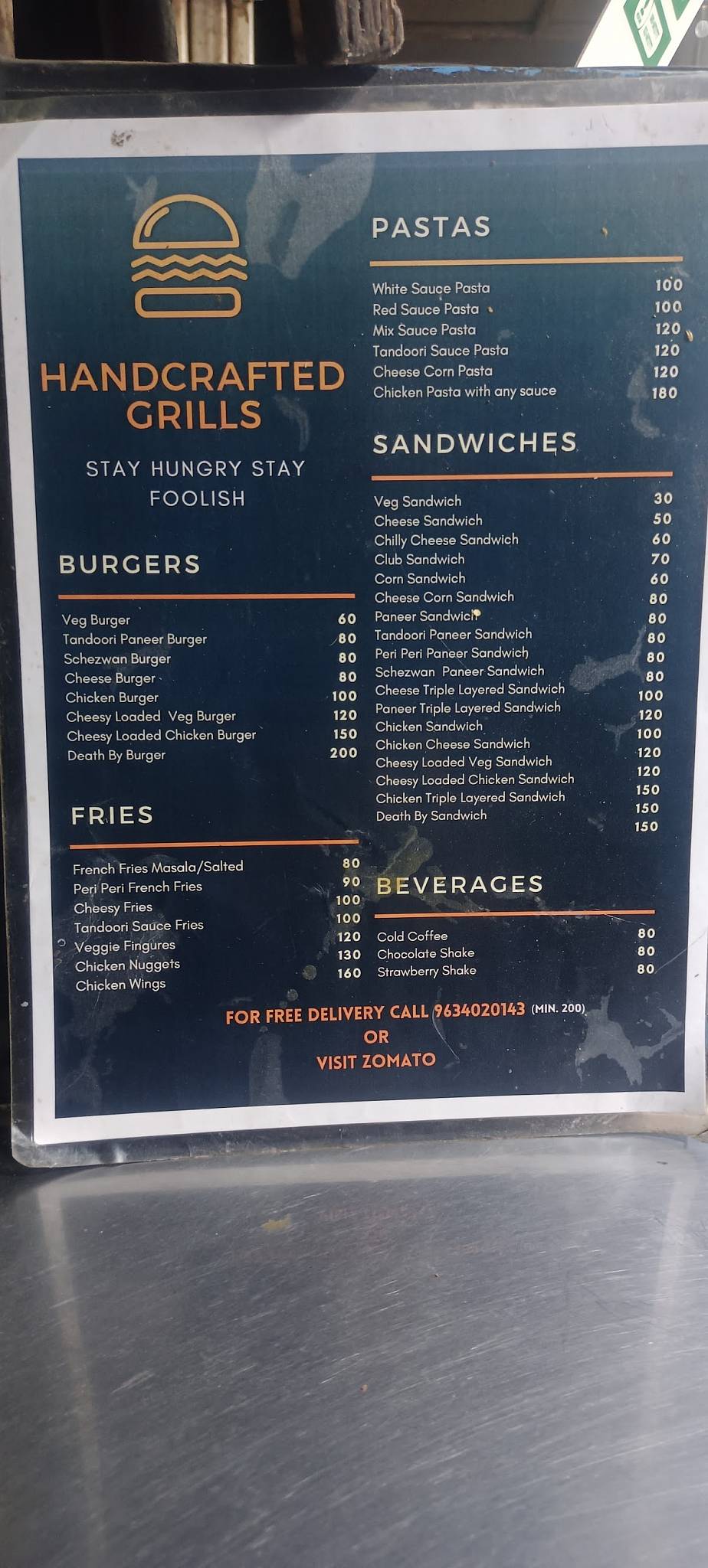 Menu at Ravi Paratha Corner, Noida, E-027