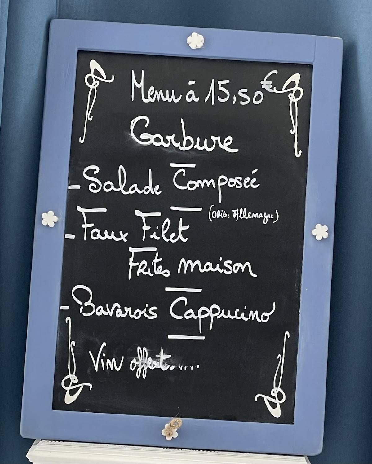 Menu au Relais Routier Chez Salis restaurant, Serres-Castet