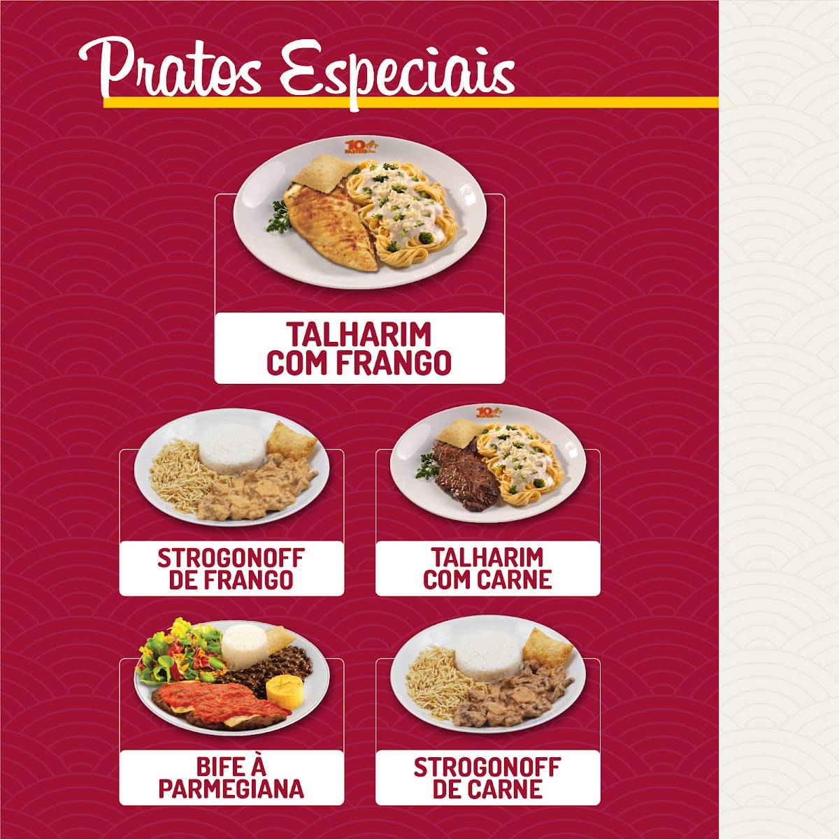 Menu em 10 Pastéis Neumarkt Shopping restaurante, Blumenau