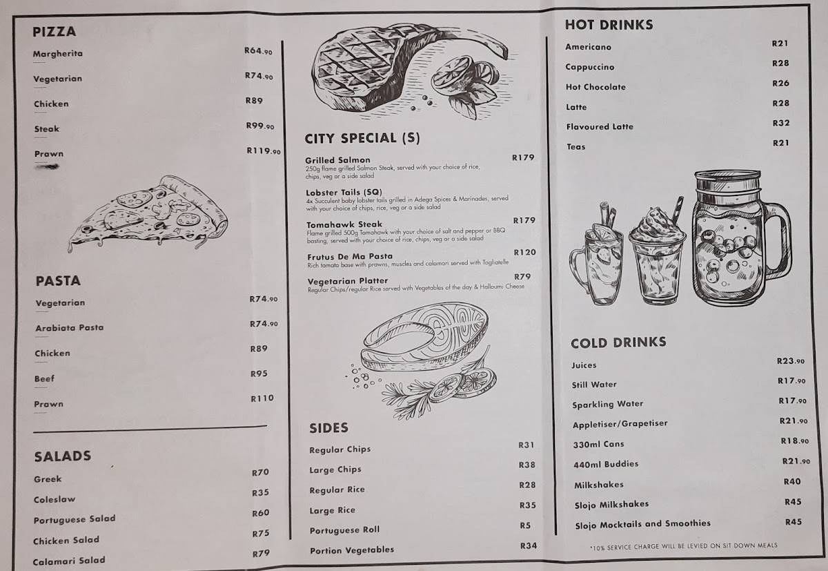Menu at ADEGA EXPRESS SANDTON CITY restaurant, Sandton, 116 Sandton Dr