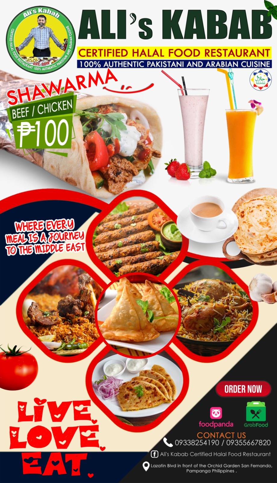 Menu at Ali's Kabab : Certified Halal Food Restaurant - B. Mendoza, San ...