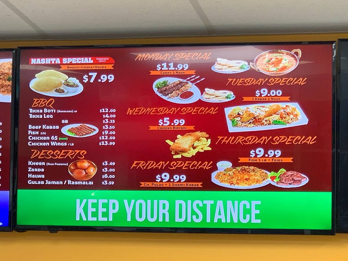 Menu at BIRYANI BOYZ restaurant, Milton