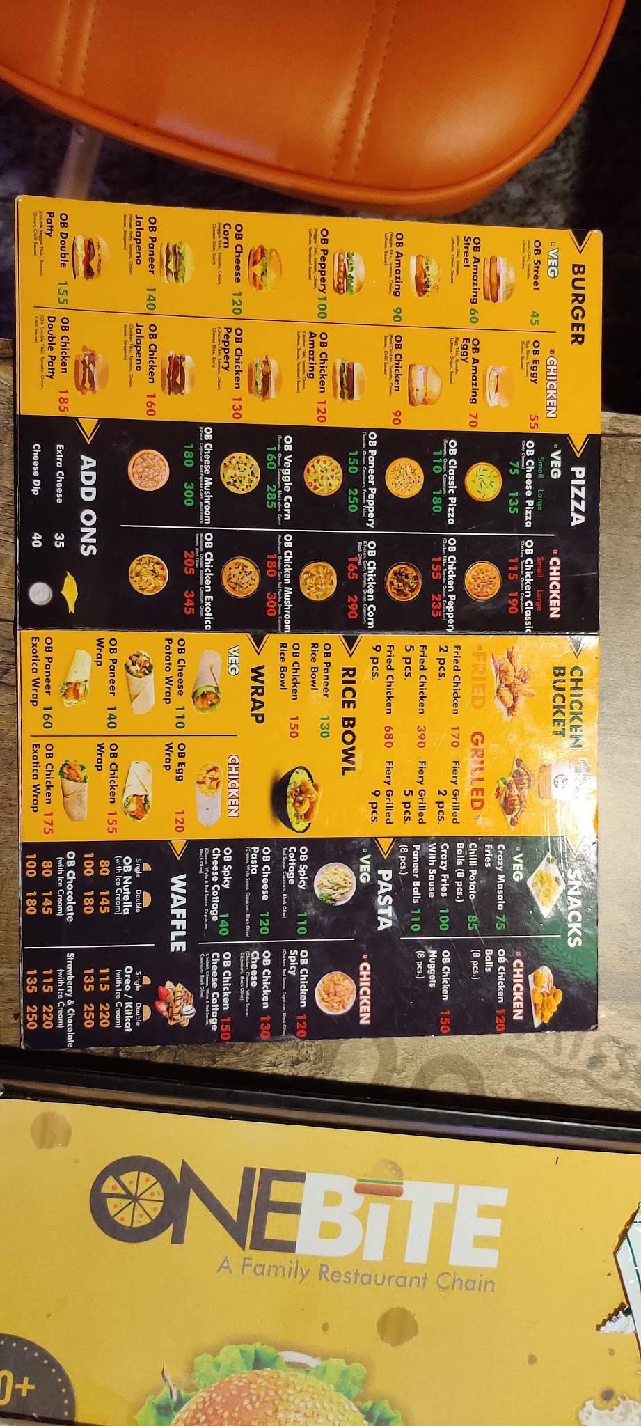 Menu at BIT N BITE, Brahmapur