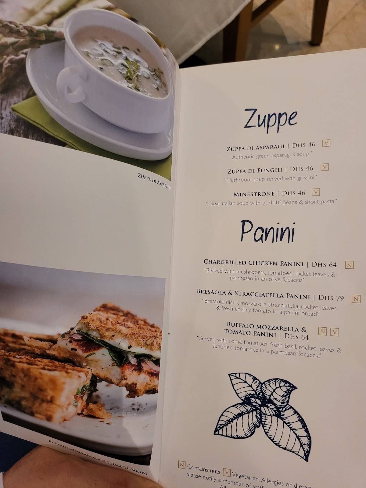 Menu at Biella Café Pizzeria Ristorante, Dubai, Wafi City - Ground ...