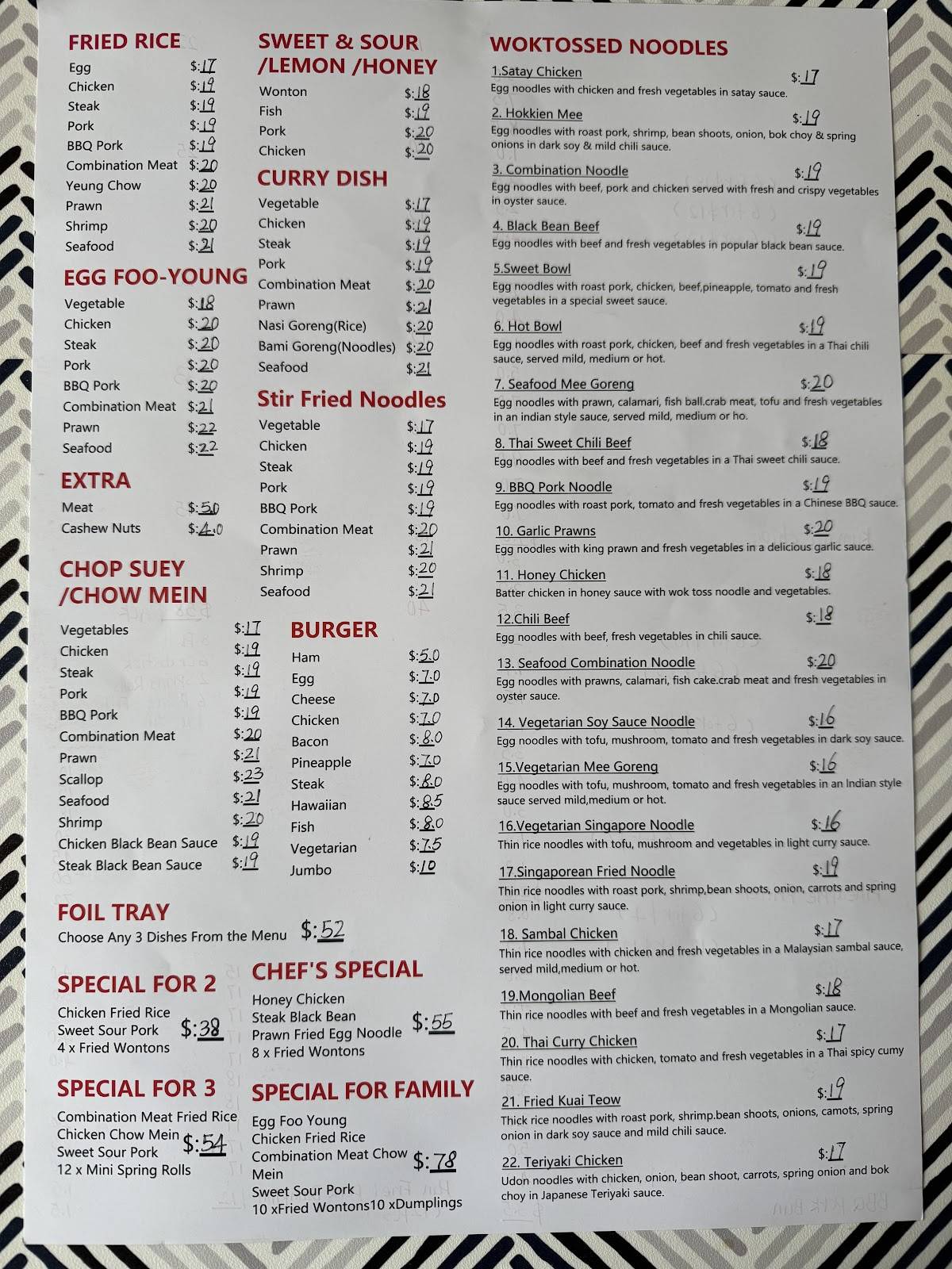 Menu at Big 2 Takeaways restaurant, Hamilton, Hillcrest Shopping Centre ...