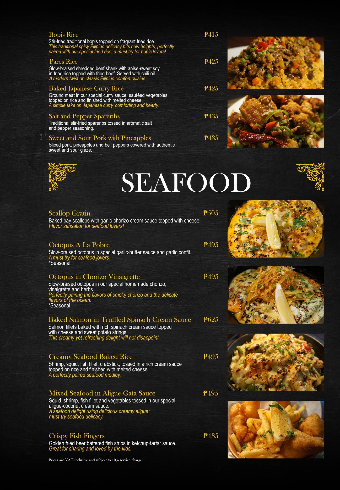 Menu at Bistro Charlemagne restaurant, Santa Rosa, Ayala Malls Solenad ...