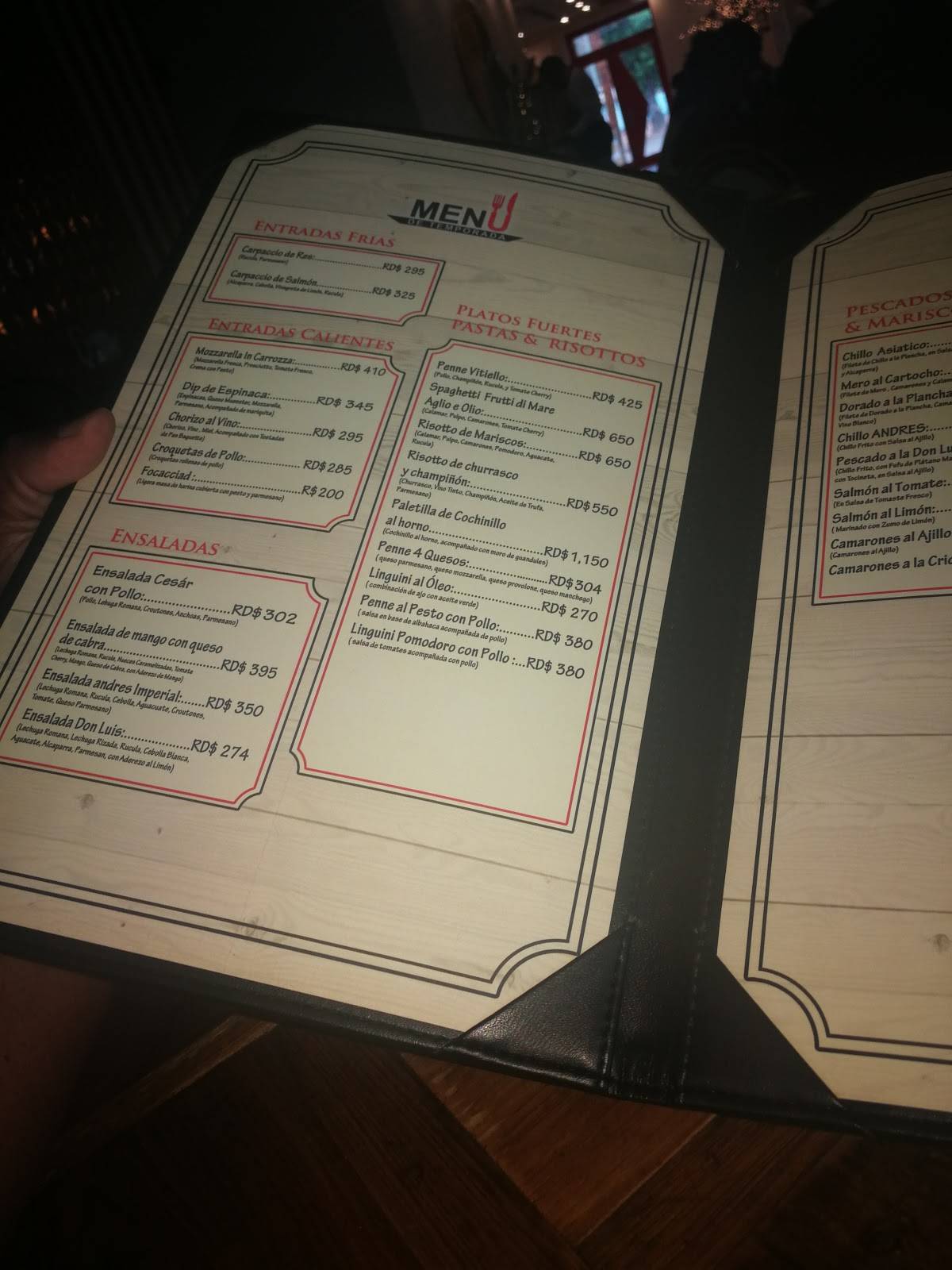 Carta del restaurante Carnes By Dial, Santo Domingo Este, F4QJ+85Q