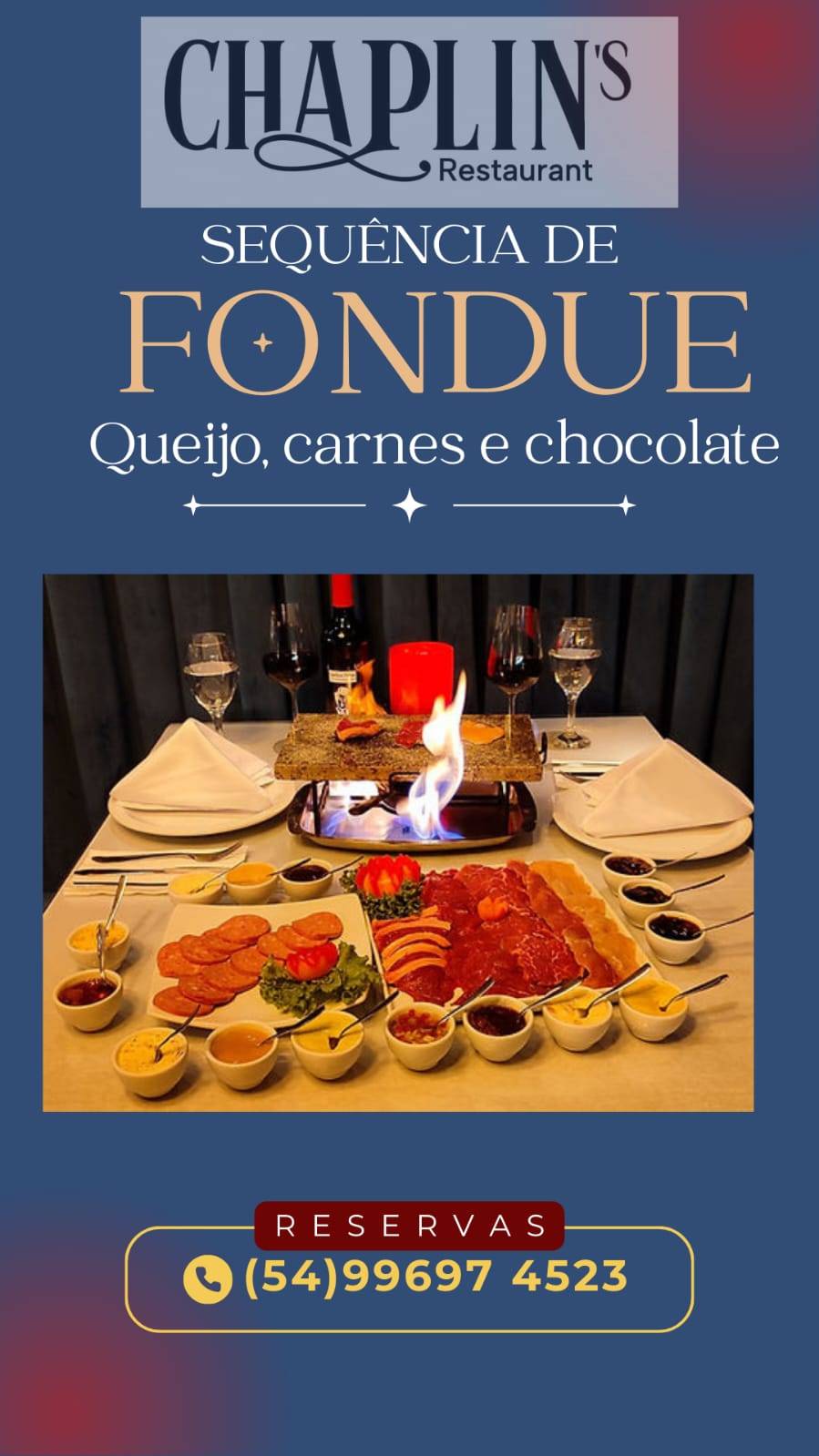 Menu em Chaplin´s Restaurant, Gramado
