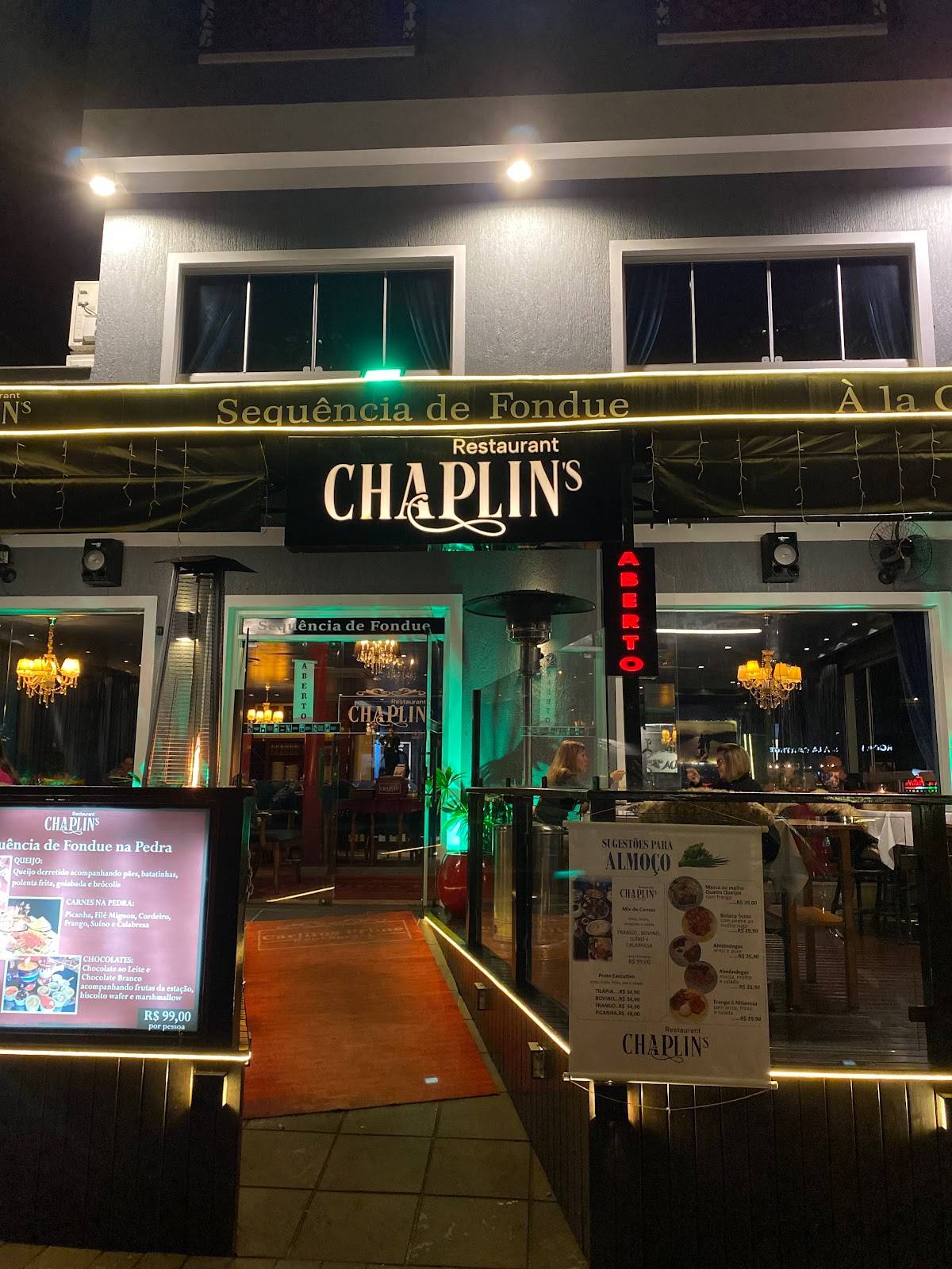 Menu em Chaplin´s Restaurant, Gramado