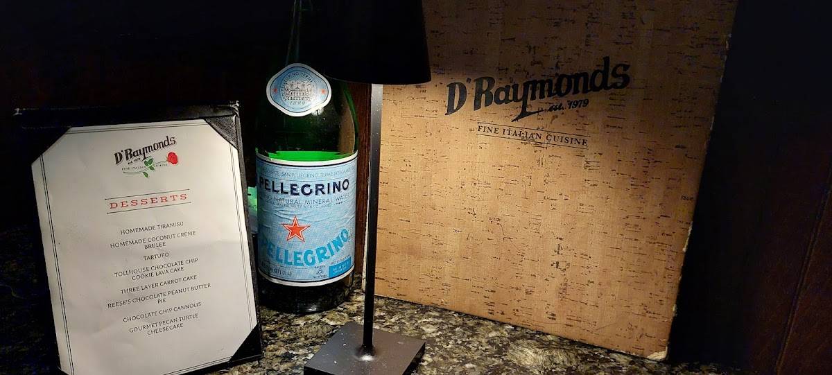 Menu at D'Raymonds restaurant, Albany