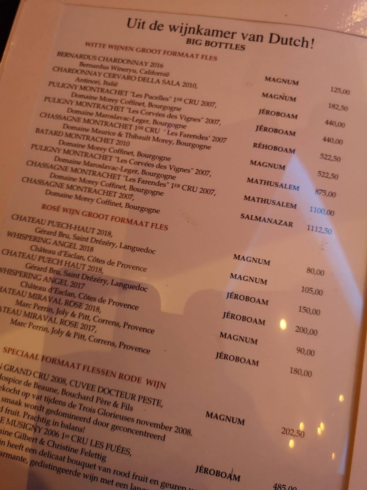 Speisekarte von Restaurant DUTCH!, Noordwijk