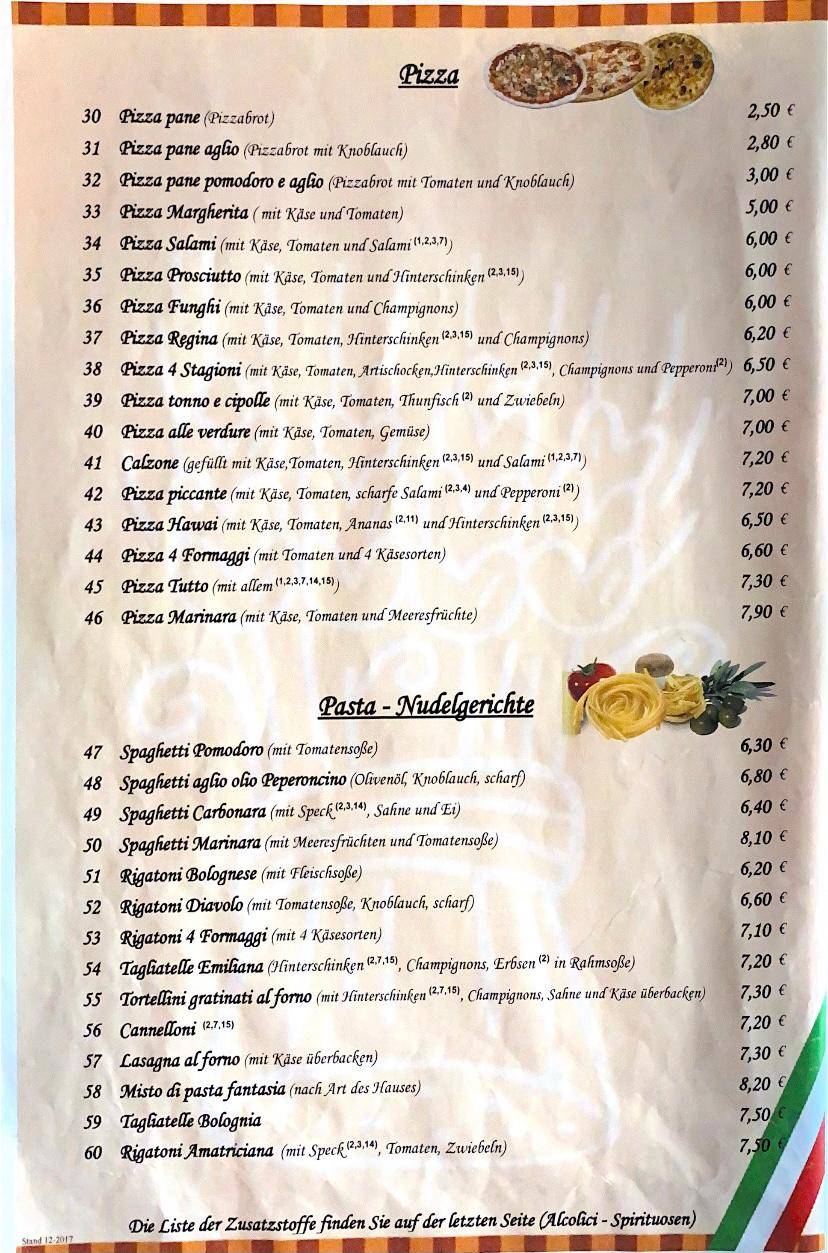 Speisekarte von Da Roberto restaurant, Emmering