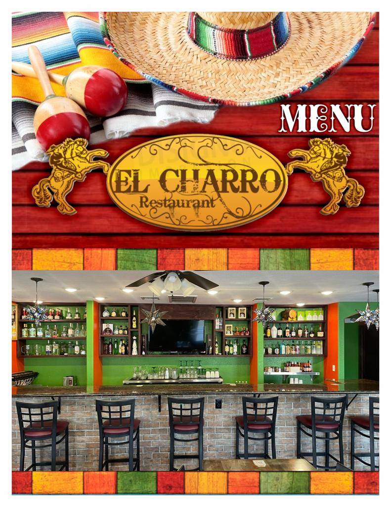 Menu at El Charro Mexican Restaurant, Bullhead City