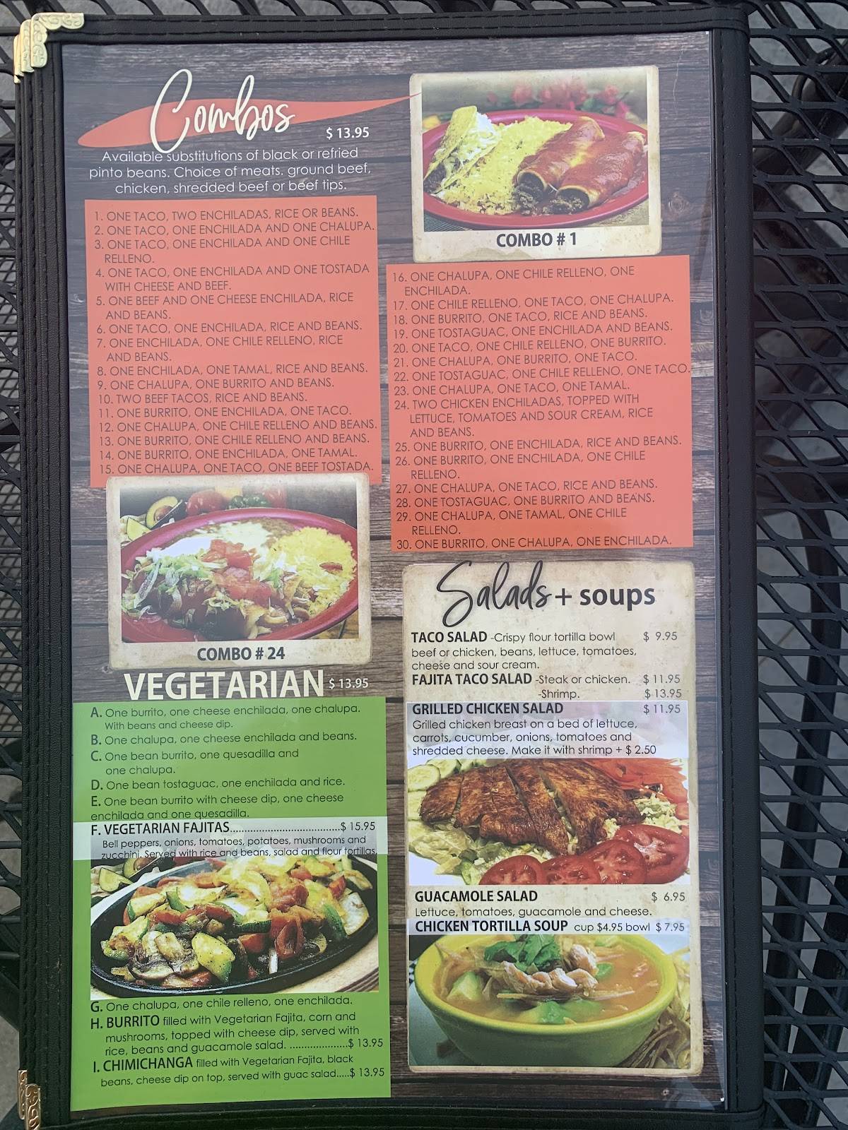 Menu at El Loro Mexican Restaurant, Detroit Lakes