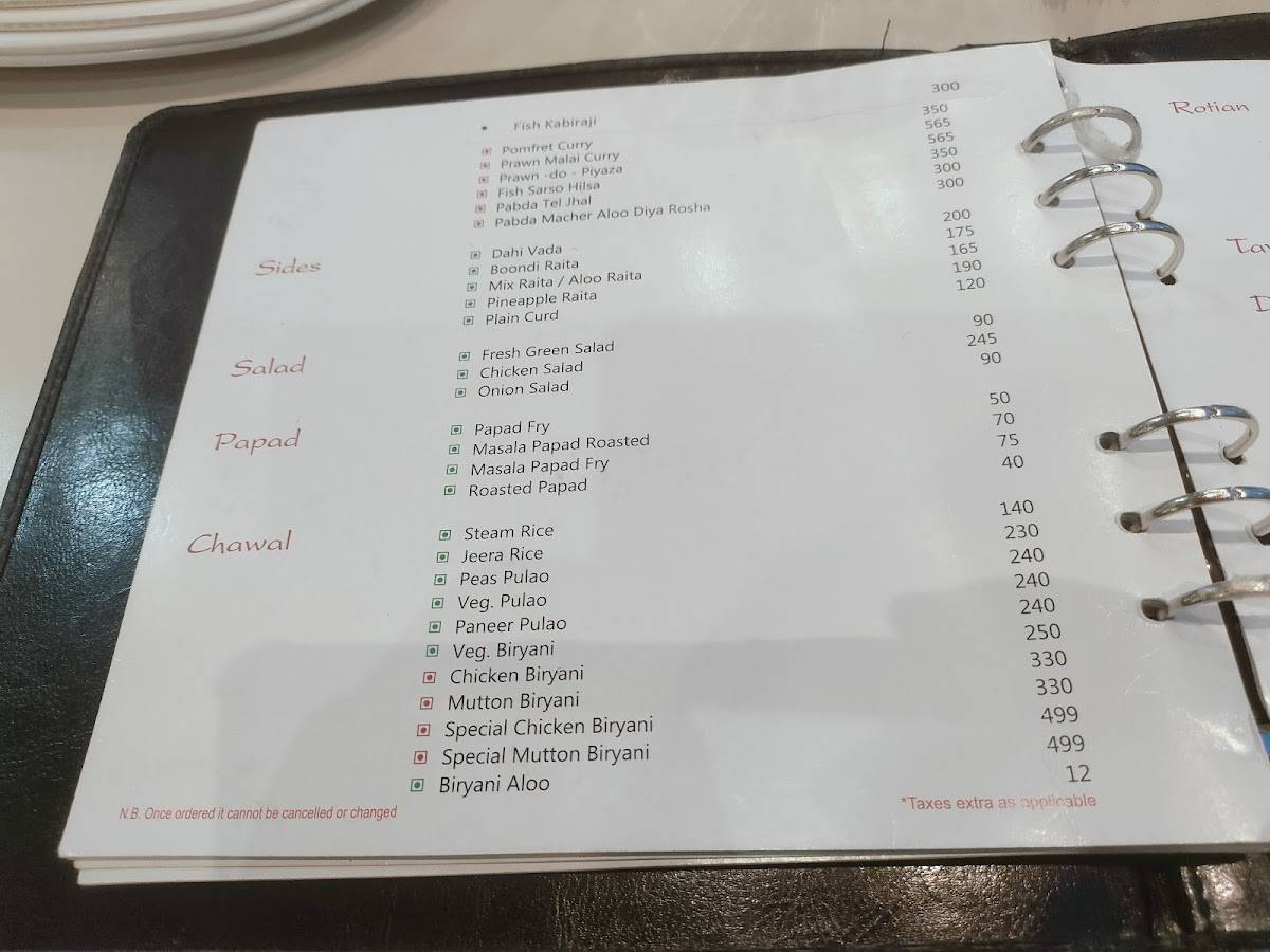 Menu at Express Food Plaza, Kolaghat, WBSEDCL Sub Station