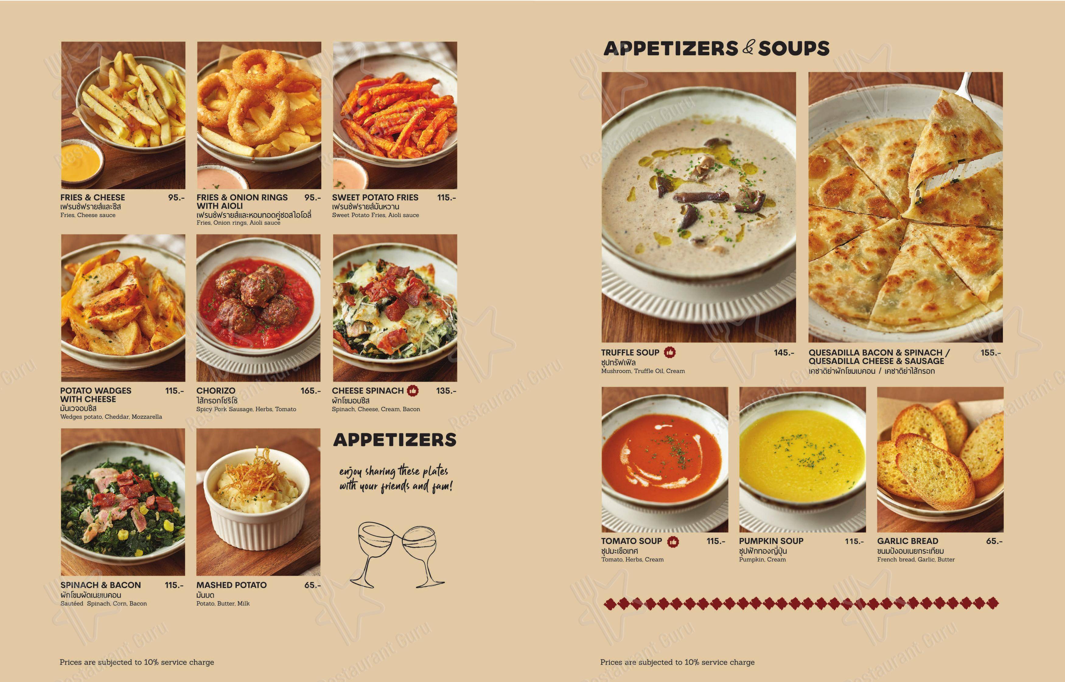 Menu at Fam Time Steak and Pasta restaurant, Bangkok, 25 5 Soi Sukhumvit 16
