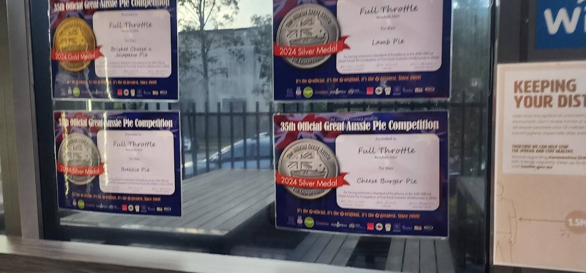 Menu at Full Throttle BBQ & Cafe, Beresfield