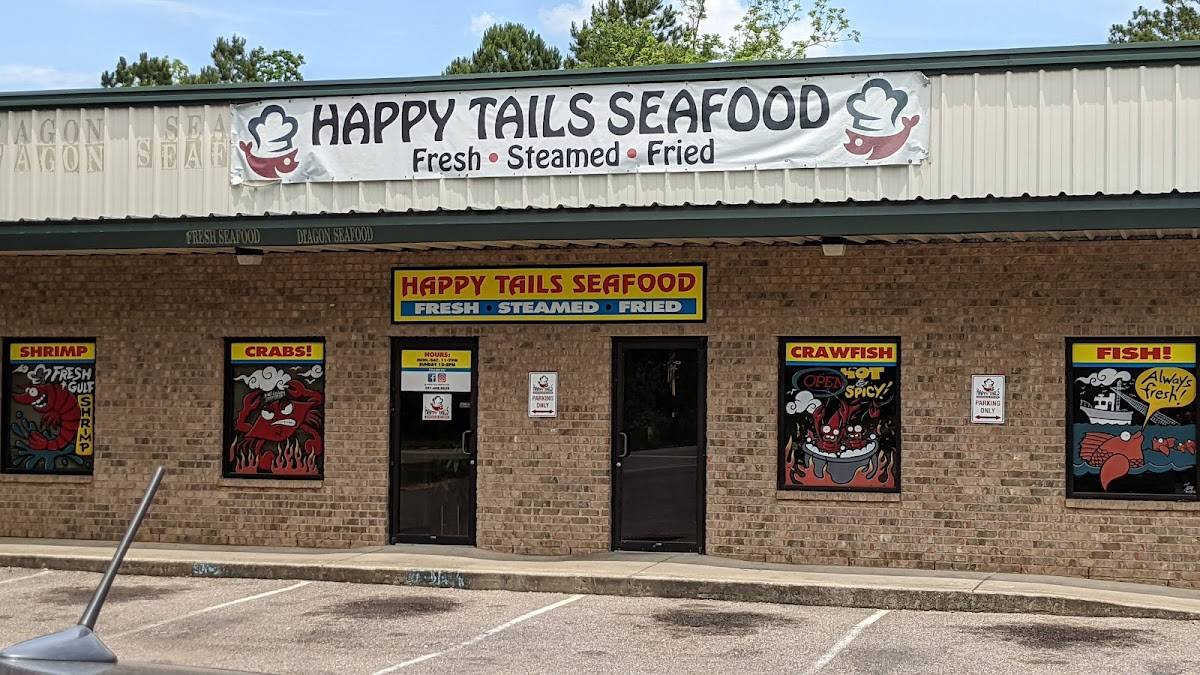 Menu at HAPPY TAILS SEAFOOD restaurant, Mobile