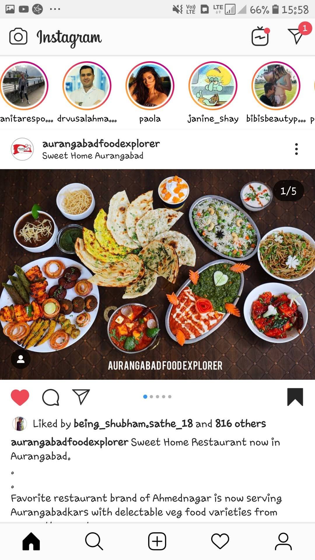 Menu at Indian Natural Sweet Home, Aurangabad, 71,Vijay Nagar, Gajanan ...