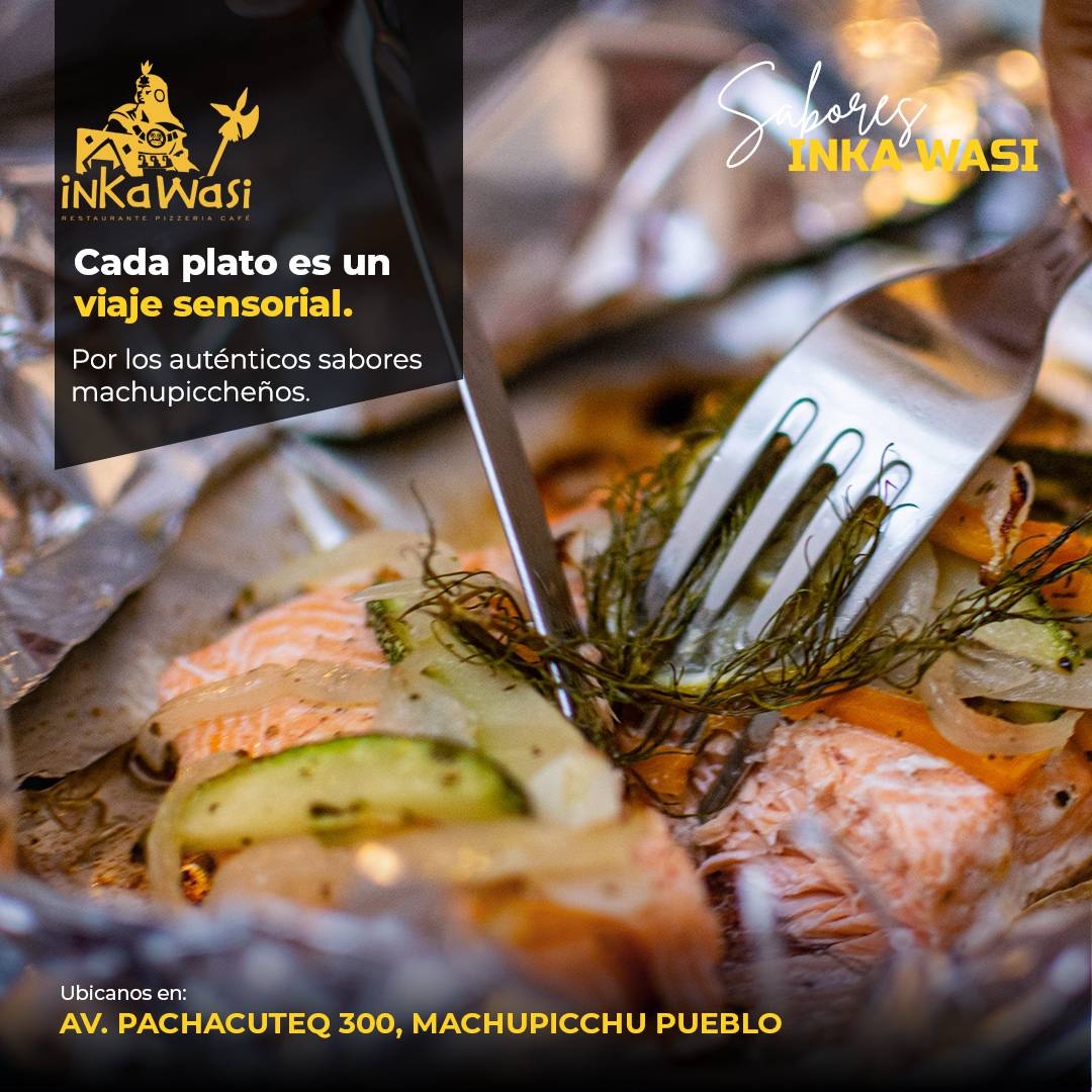 Carta de Inka Wasi Restaurant Machupicchu, Aguas Calientes