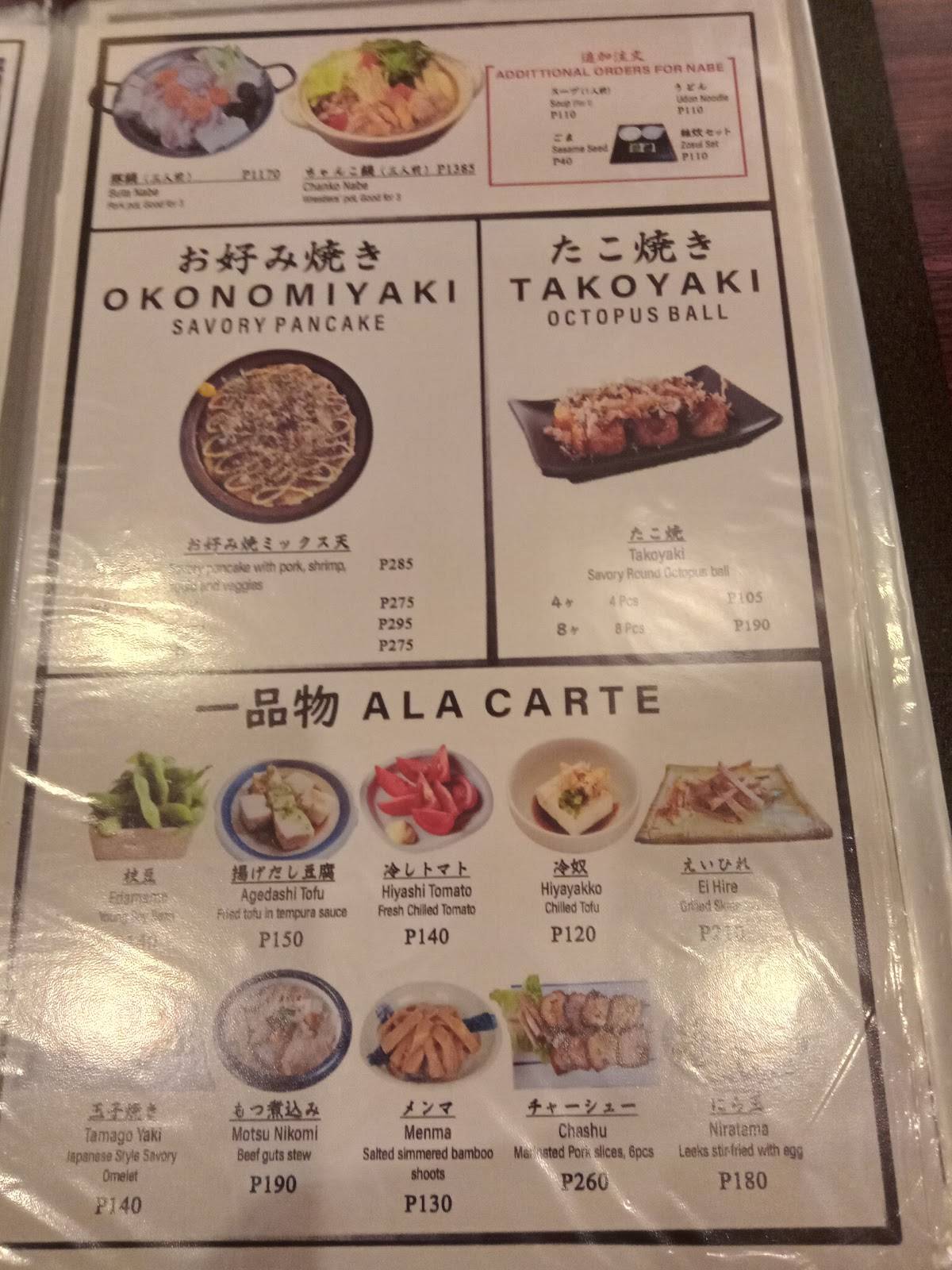 Menu at Ippon Yari - Calamba restaurant, Calamba, 335 Real Rd