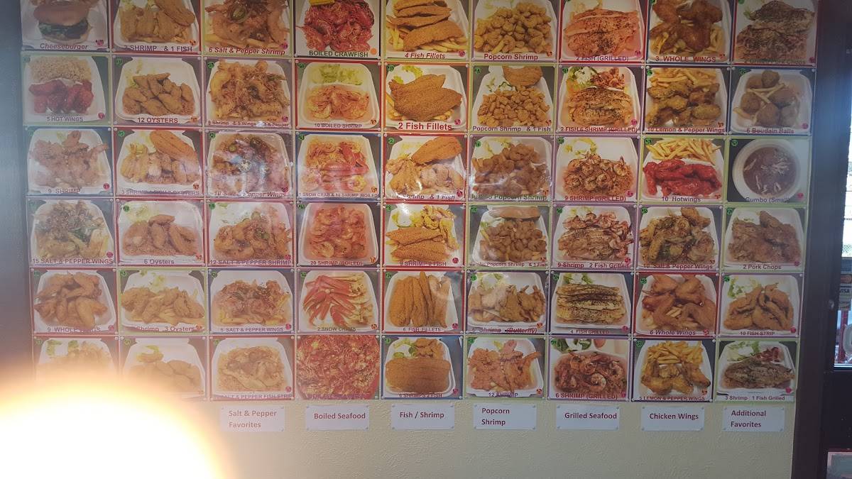 Menu at JT Cajun Seafood & Wings restaurant, Garland