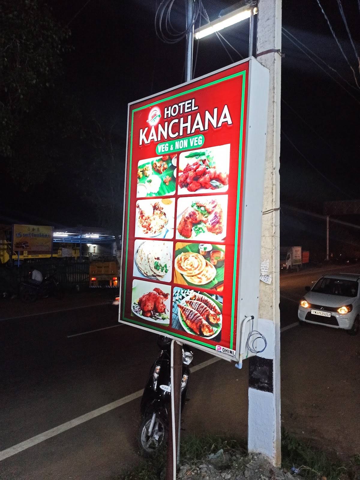 Menu at Kanchana Restaurant, Coimbatore