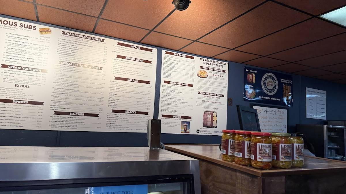 Menu at Lock Stock & Barrel, Sharpsville