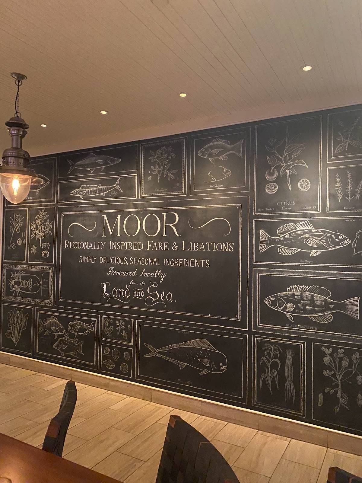 Menu at MOOR restaurant, Kissimmee