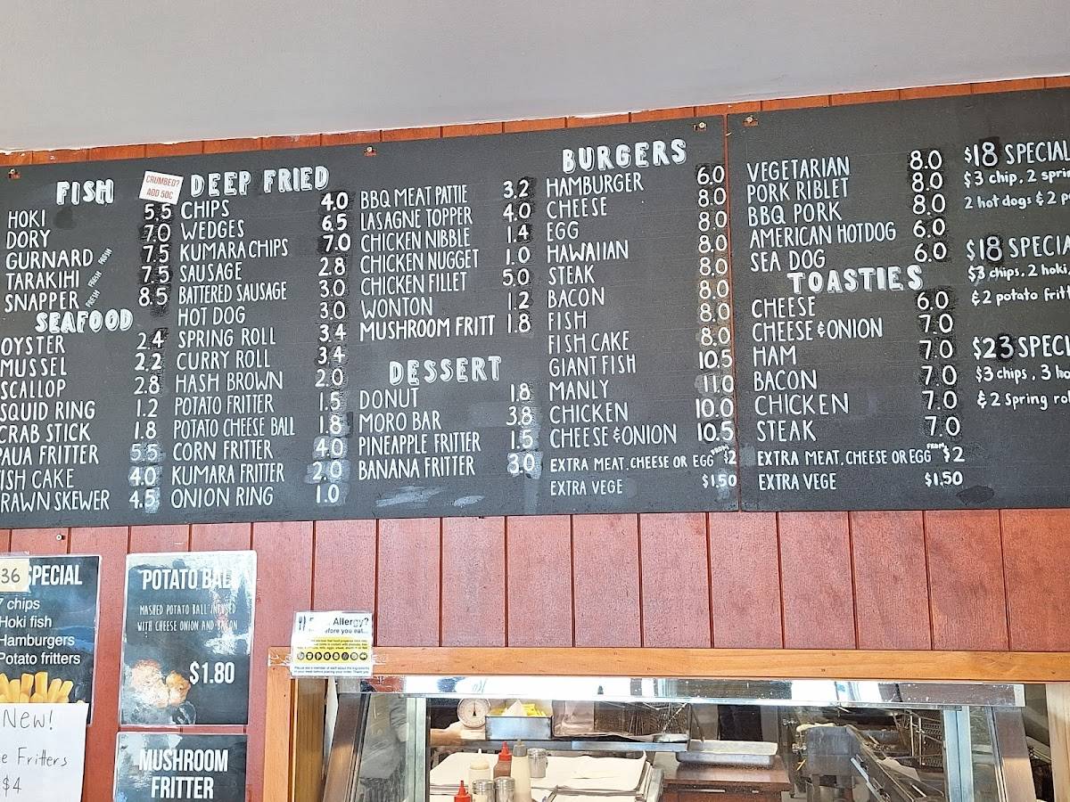 Menu at Manly Takeaways & Sun View Chinese restaurant, Whangaparaoa