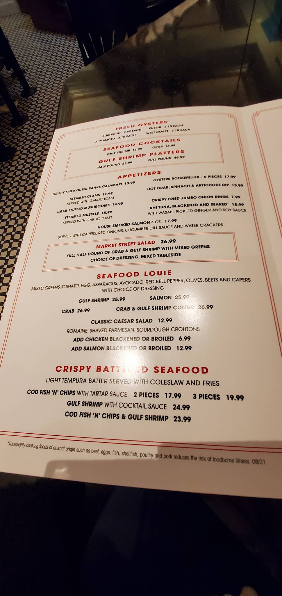 Menu at Market Street Grill Downtown restaurant, Salt Lake City, 48 W ...